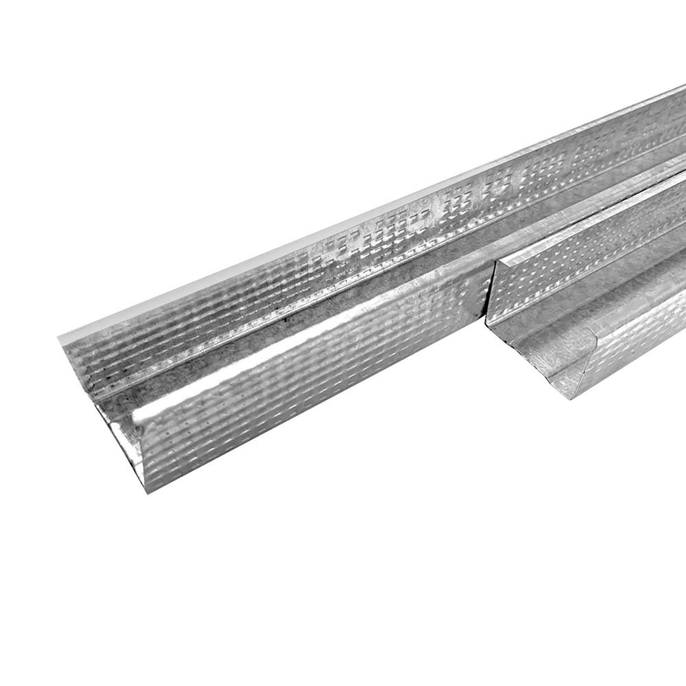 Poste Metalico Cal. 26 Medidas 6.35 CM X 3.05 M - Materiales Ligeros Sicab